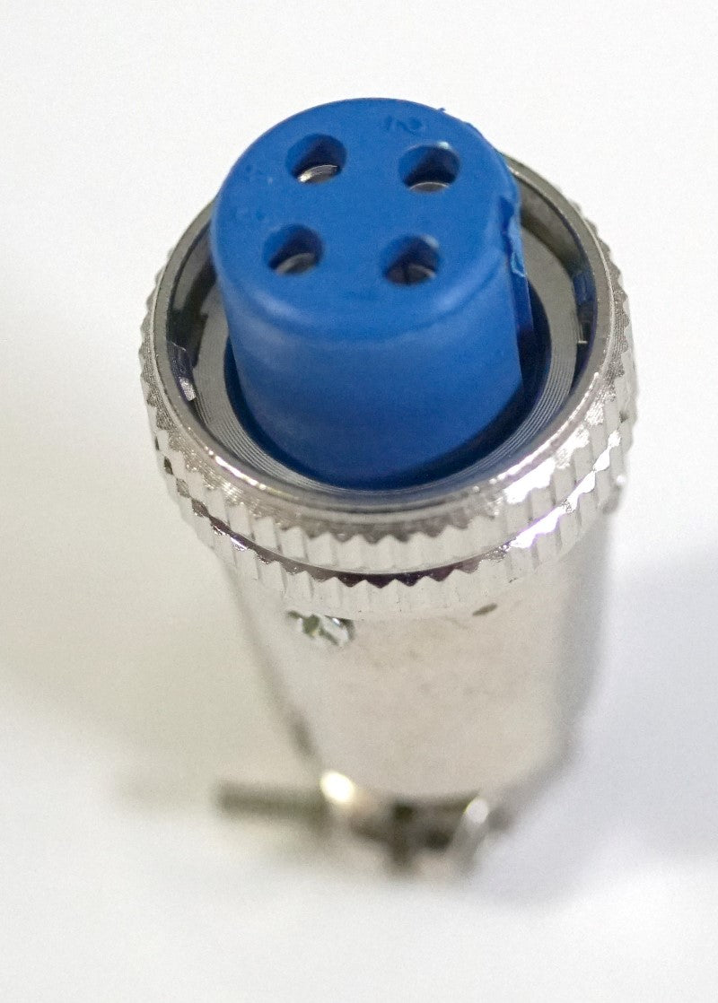 Round Female 4 pin 17mm NON-Threaded Spindle Connector – BuildYourCNC