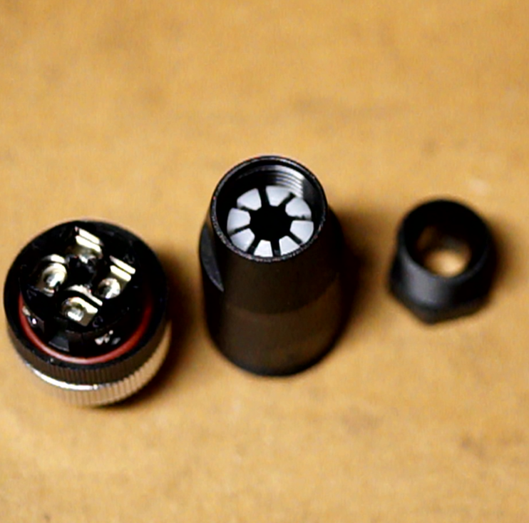 M12 4-Pin Male Sensor Connector A Code (For Proximity, Limit and E-Sto ...