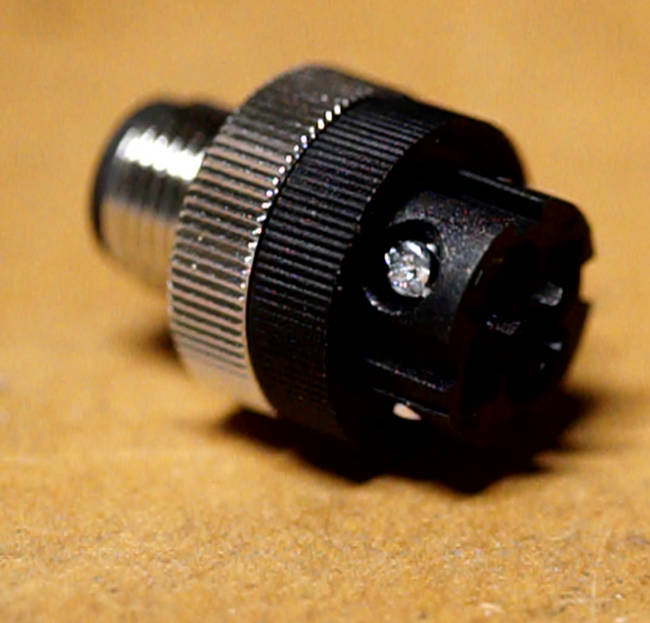 M12 4-Pin Male Sensor Connector A Code (For Proximity, Limit and E-Sto ...