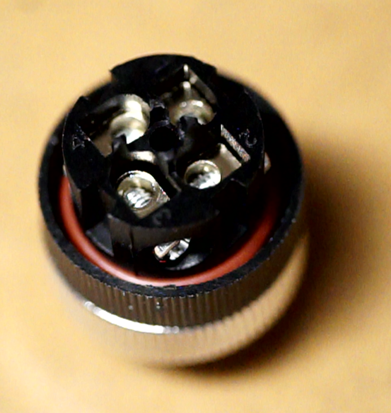 M12 4-Pin Male Sensor Connector A Code (For Proximity, Limit and E-Sto ...