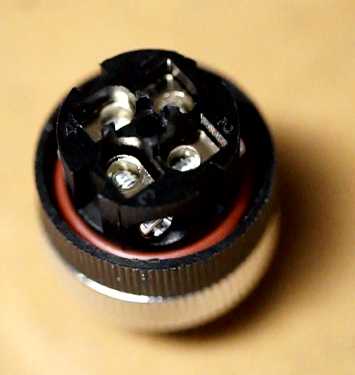 M12 4-Pin Male Sensor Connector A Code (For Proximity, Limit and E-Sto ...