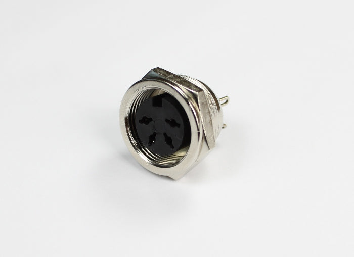 4 Pin Round Female Connector – BuildYourCNC